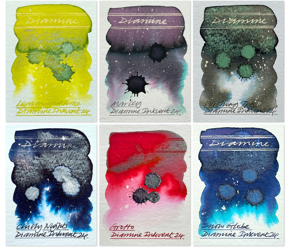 A Brief Review of the Diamine Inkvent Calendar 2024 – FOUNTAIN PEN INK ART
