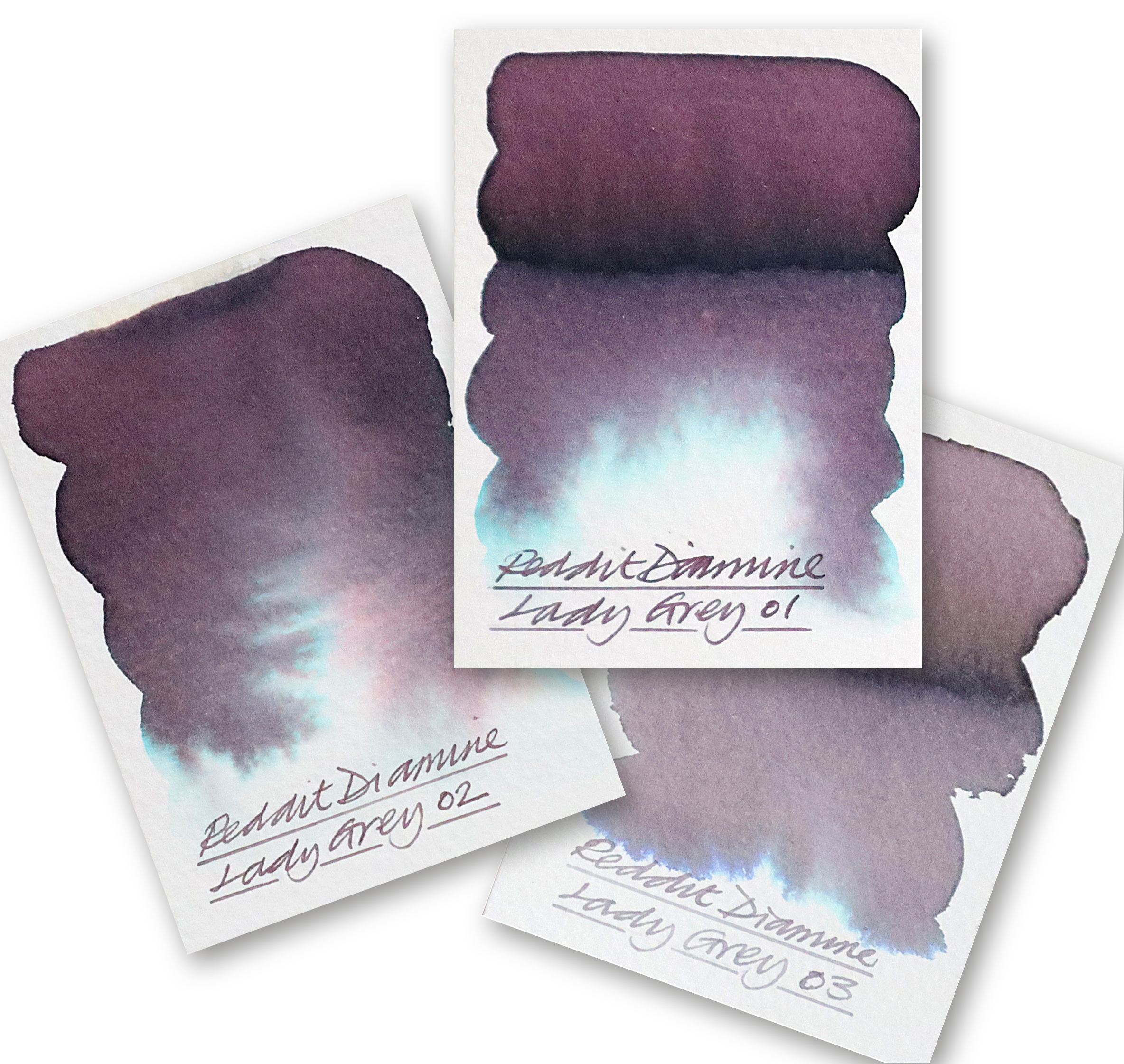 Diamine Reddit Lady Grey Ink Project – FOUNTAIN PEN INK ART